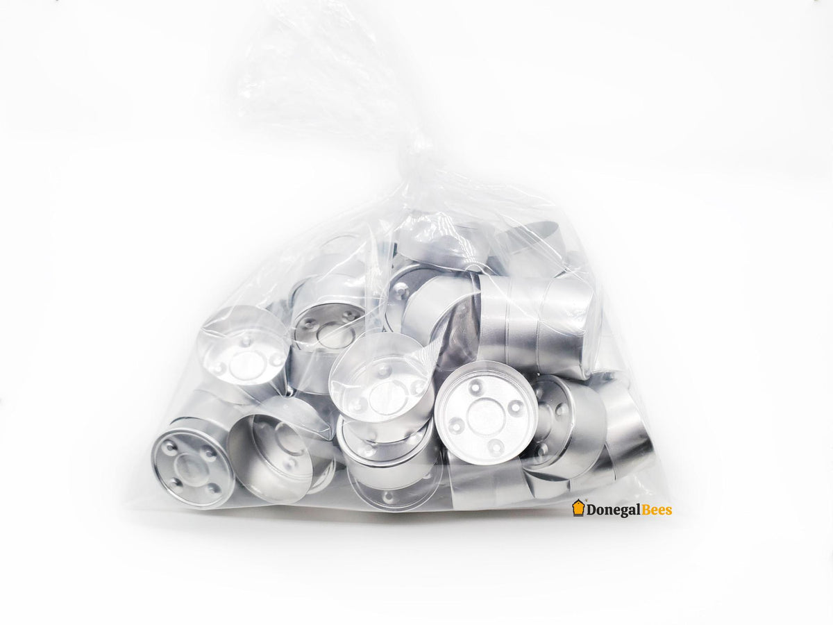 Tin Casing for Tealight Candles [50 Pack] – Donegal Bees