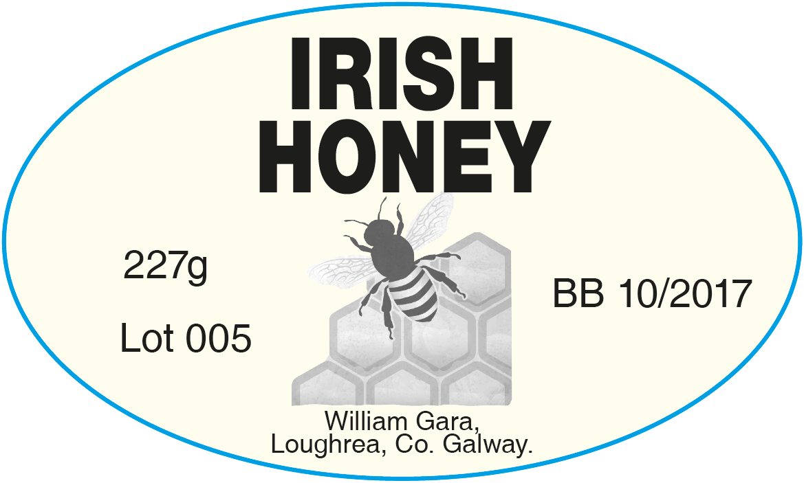 Honey Label 8 – Donegal Bees